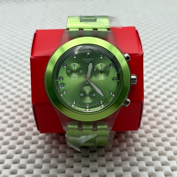 Swatch | Accessories | Swatch Watch Svck47ag Full Blooded Lime | Poshmark